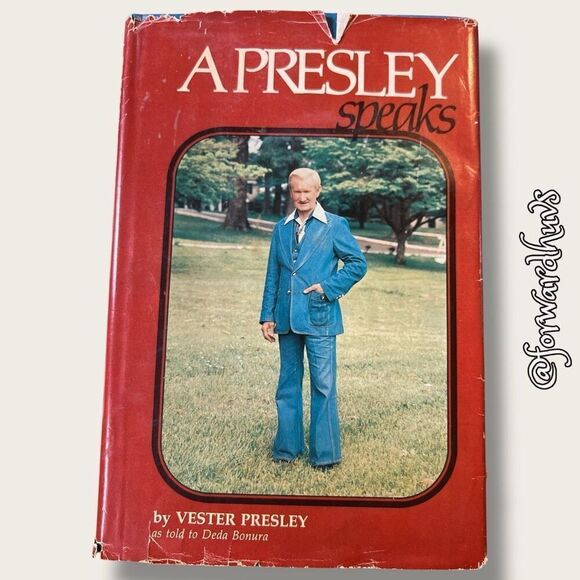 No Brand | Accents | Signed Hard Copyof A Presley Speaks By Vester ...